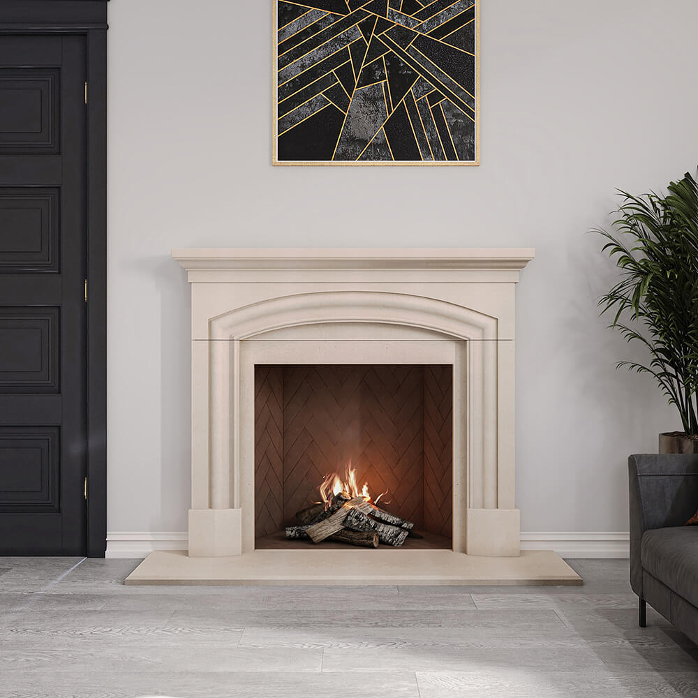 Grand Manchester Precast Fireplace Surround | Elegant Design