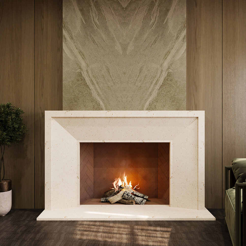 Grand Avra Precast Fireplace Surround | Free Shipping